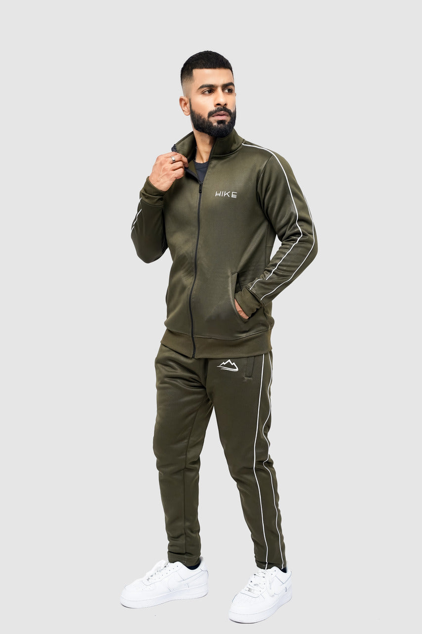 HIKE Winter Track Suit - Army – The Street Fit